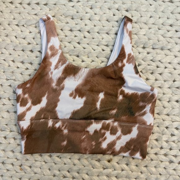 Intimates & Sleepwear | Sports Bra Cow Print S | Poshmark